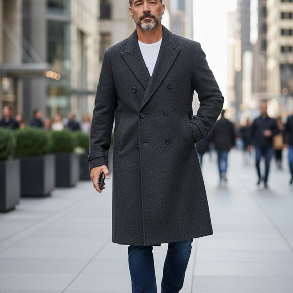 jf j.ferrar | Jackets & Coats | Ferrar Mens Cashmere Wool Blend ...